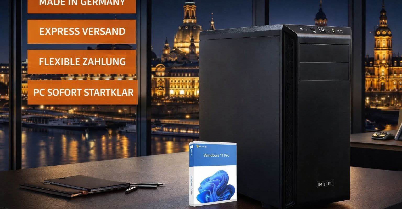 Leistungsstarker Business-PC – sofort einsatzbereit! • dercomputerladen
